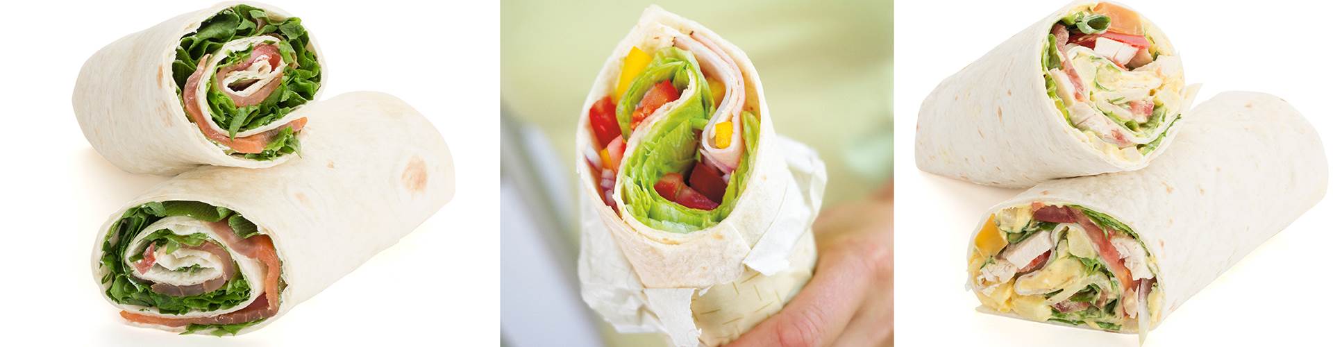 Slik fyller og bretter du wrap